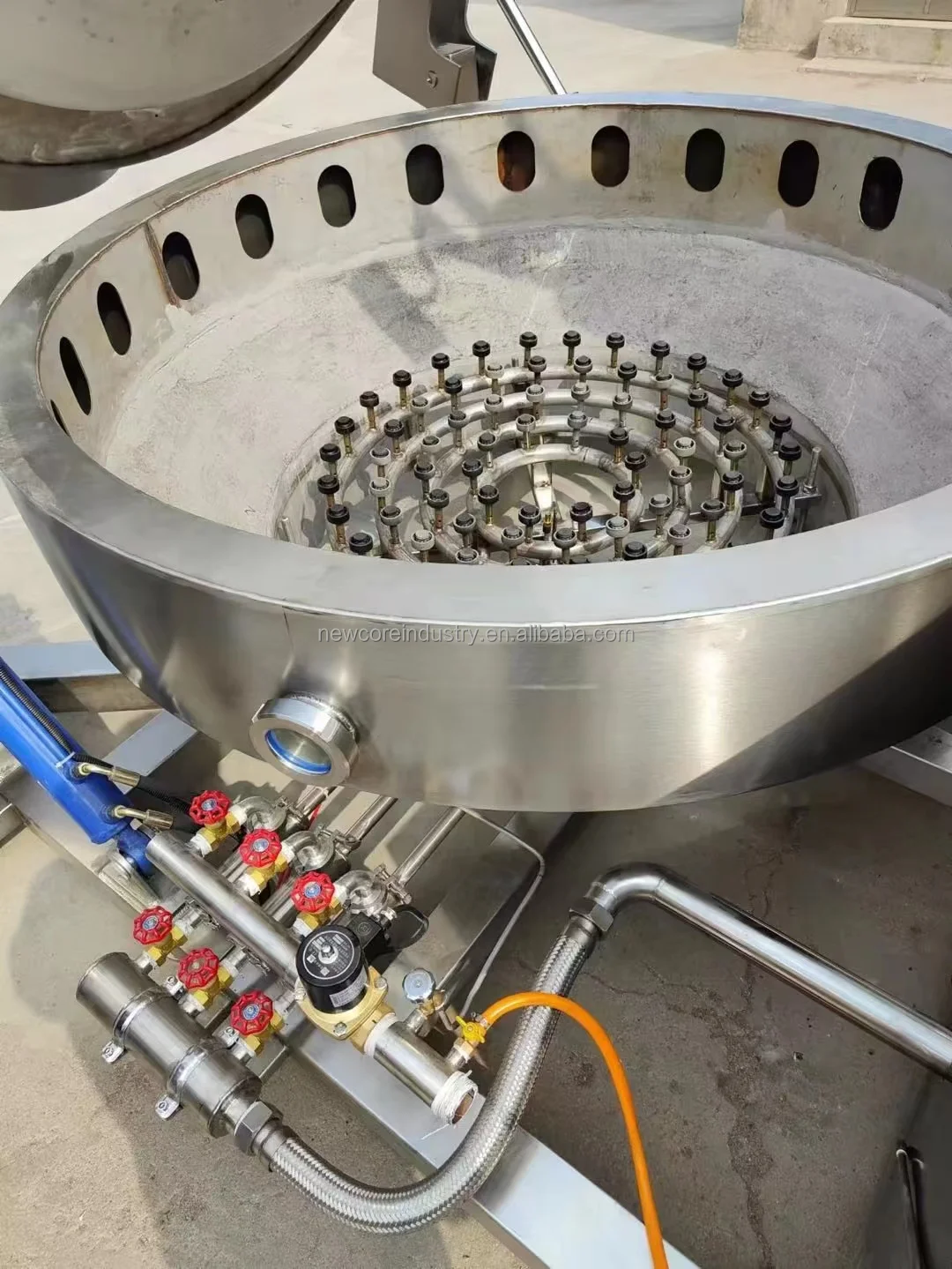 Steam Cooking Jacketed Kettle With Agitator - Buy Cooking Kettle ...