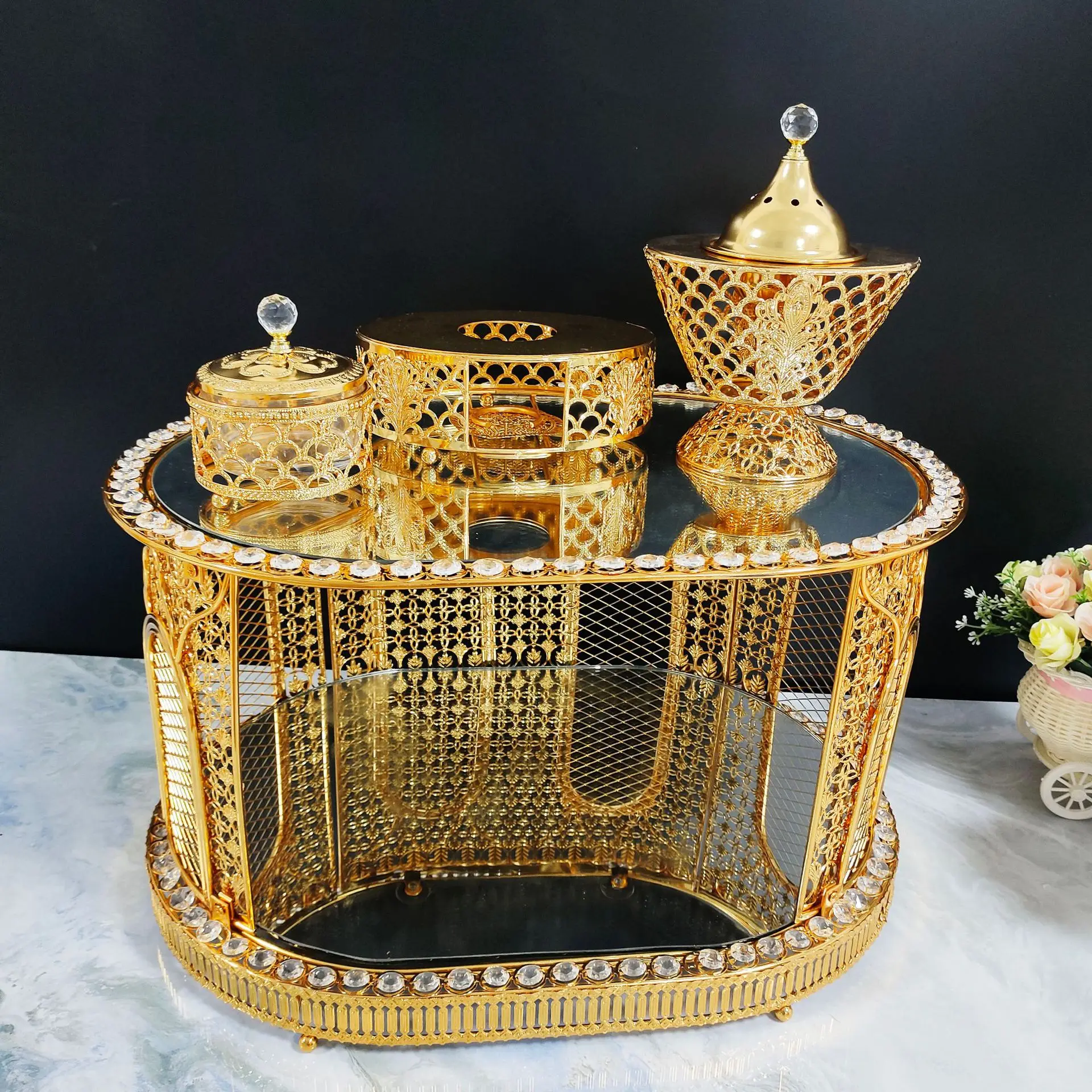 Luxury Arabic Coffee Table Censer Holder Middle East Home Ornaments ...
