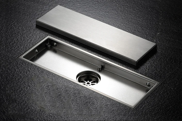 Modern Long Linear Concealed Invisible Tile Insert Bathroom Drainage ...