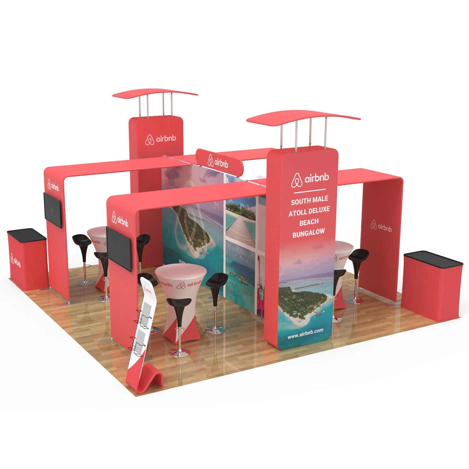 Modular Exhibition Trade Show Booth Backlit Led Light Box Custom Seg ...