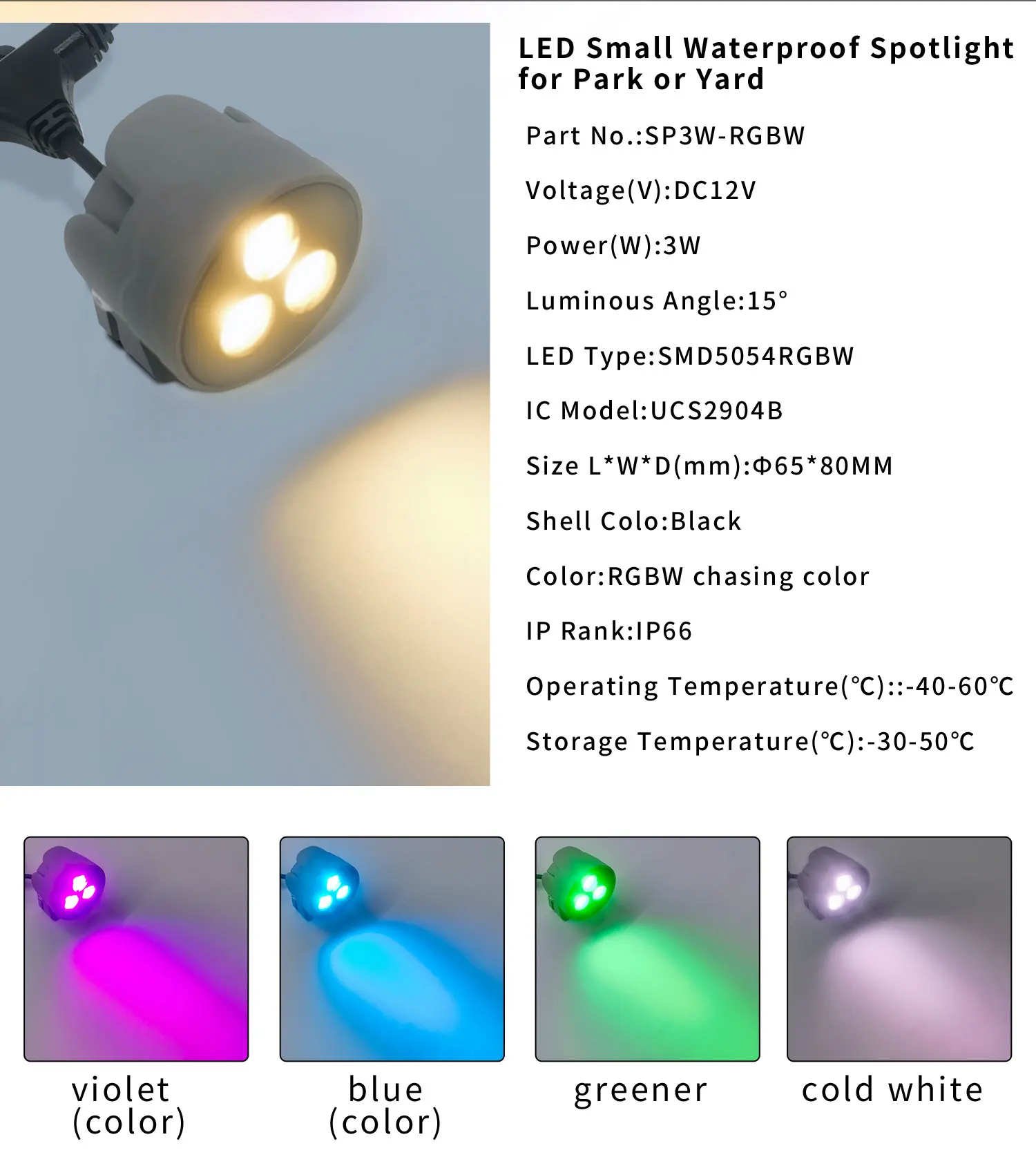 Gouly LED Garden Spotlights - Modern, Waterproof, and Smart