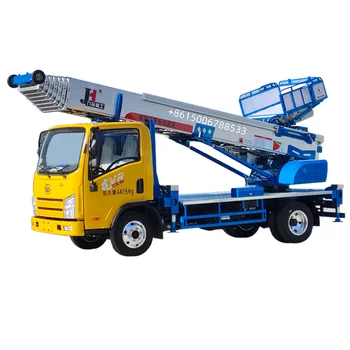 Korea Horyong 28m Aluminium Ladder Truck Aerial Ladder Boom Upper ...