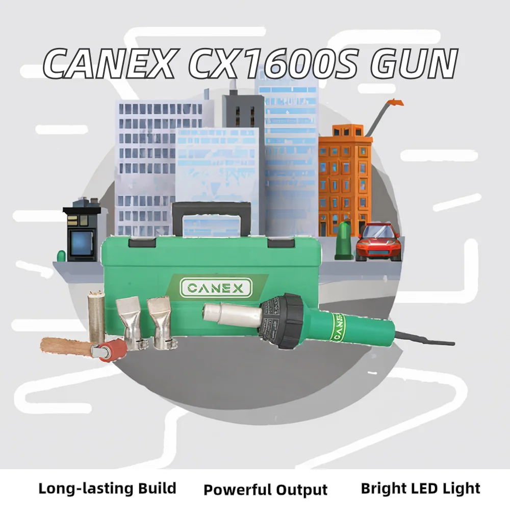 CANEX New Heat Gun CX1600S BL Hot Air Welding Brushless Motor ...