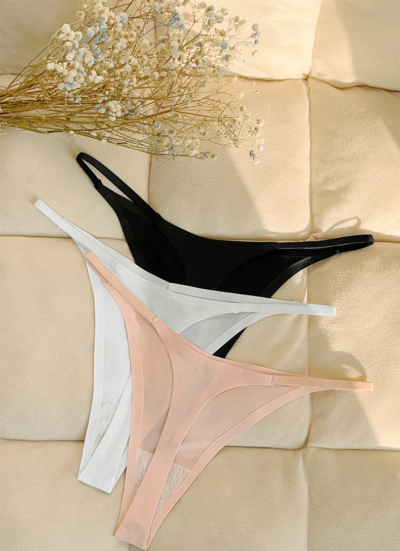 Lady One Piece Seamless Thong Underwear Invisible G-string T Back ...