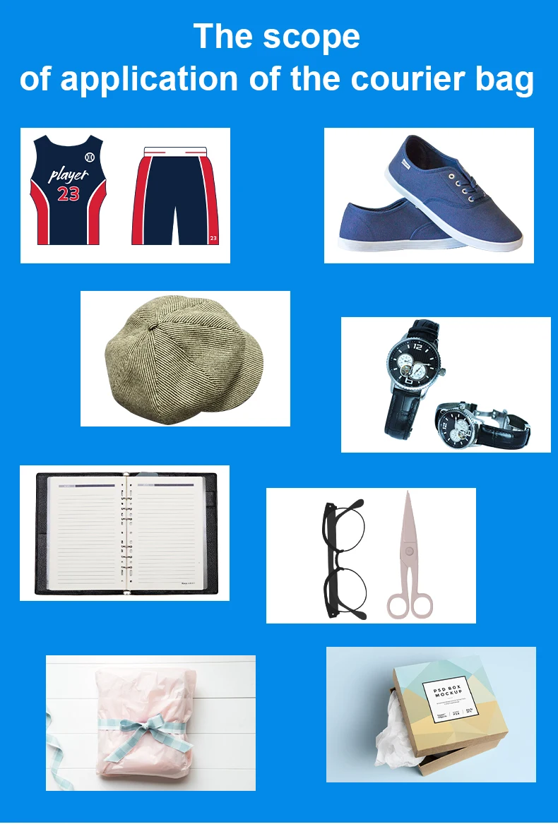 Courier Pouch Sustainable Ecommerce Mail Bags Biodegradable Custom Logo ...