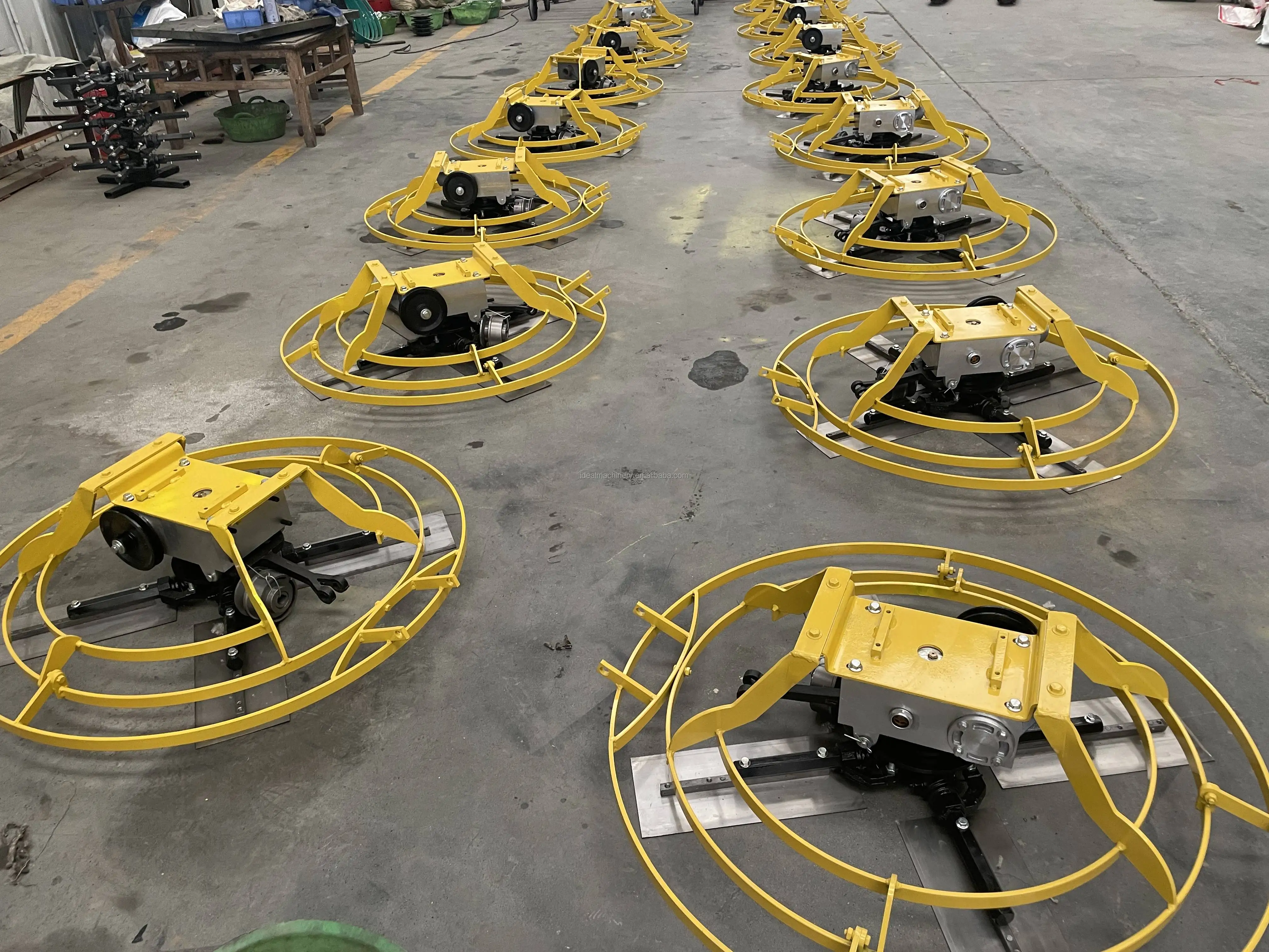 High Efficiency Walk Behind Power Trowel 1m Concrete Power Trowel ...