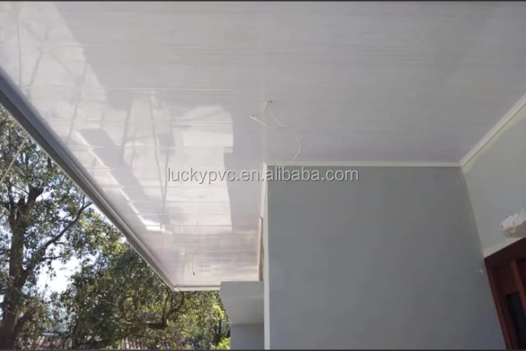 Pure White PVC Ceiling and Wall Panel – Matte Finish, Fireproof ...