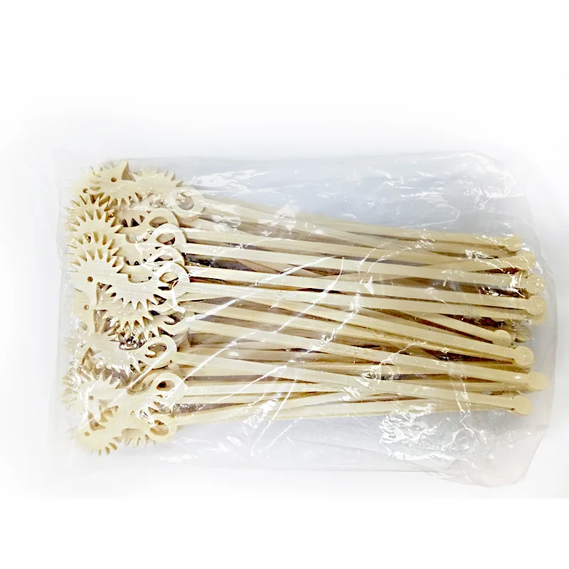 Custom Bamboo Cocktail Mixer Stirrer Stir Sticks Swizzle Drink Stirrers ...