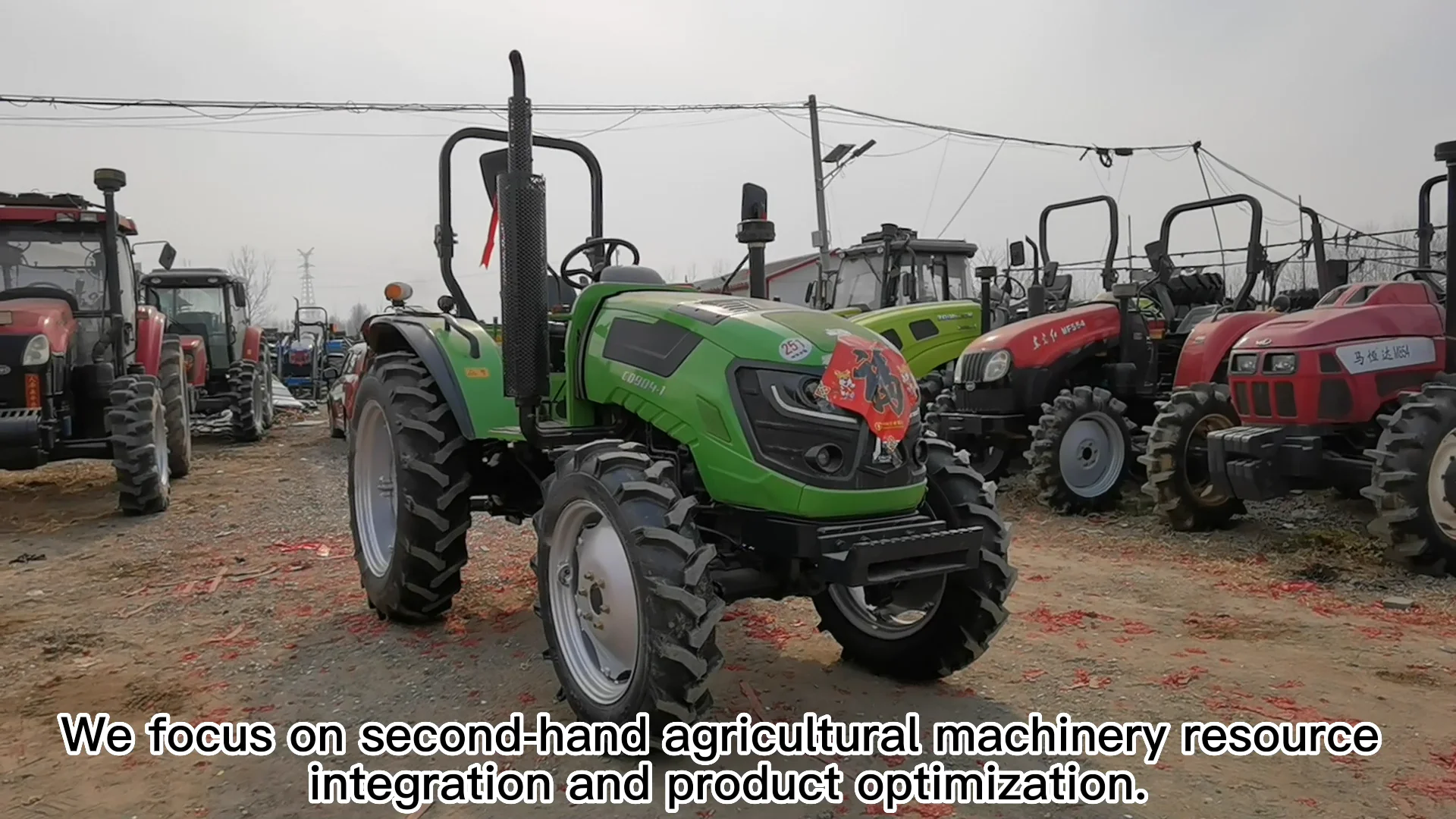 Farmlead Four Wheel Tractors Deutz 4wd Wheel 1004 Tractor 100hp - Buy ...