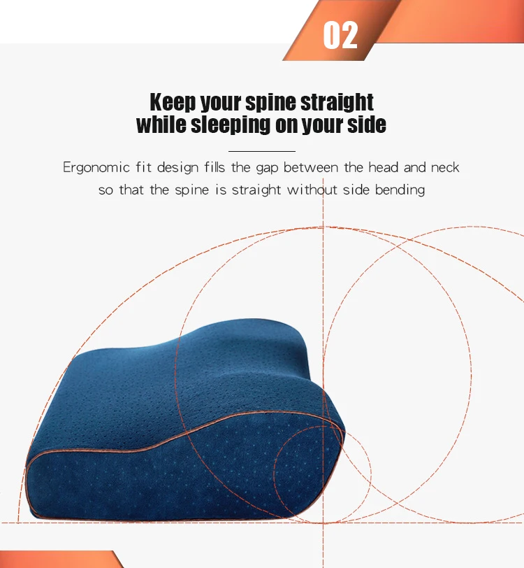 2023 New White Butterfly Shape Memory Pillows Adults Slow Rebound ...
