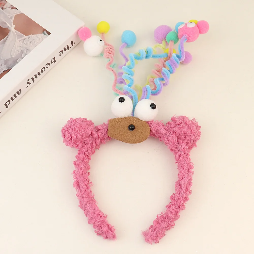Ins New Diy Material Package Head Hoop Funny Makeup Cartoon Headband ...