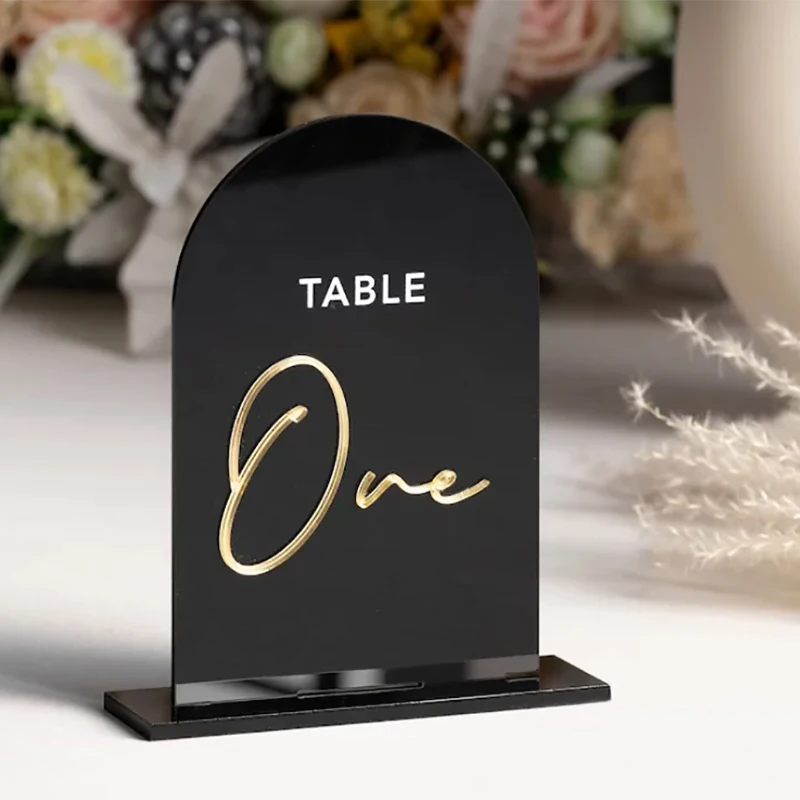 Acrylic Table Letters for Wedding Centerpieces - Luxury