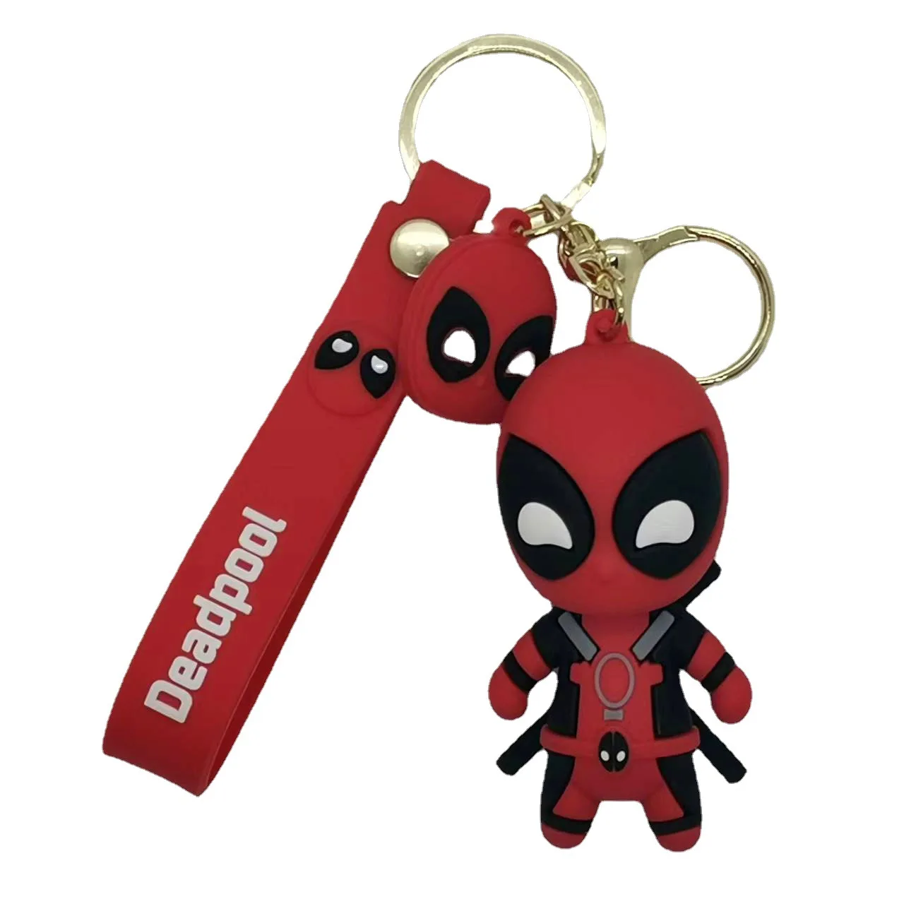 New Arrival Super Heros Cartoon Keychain Marvel Series Figure Pendant ...