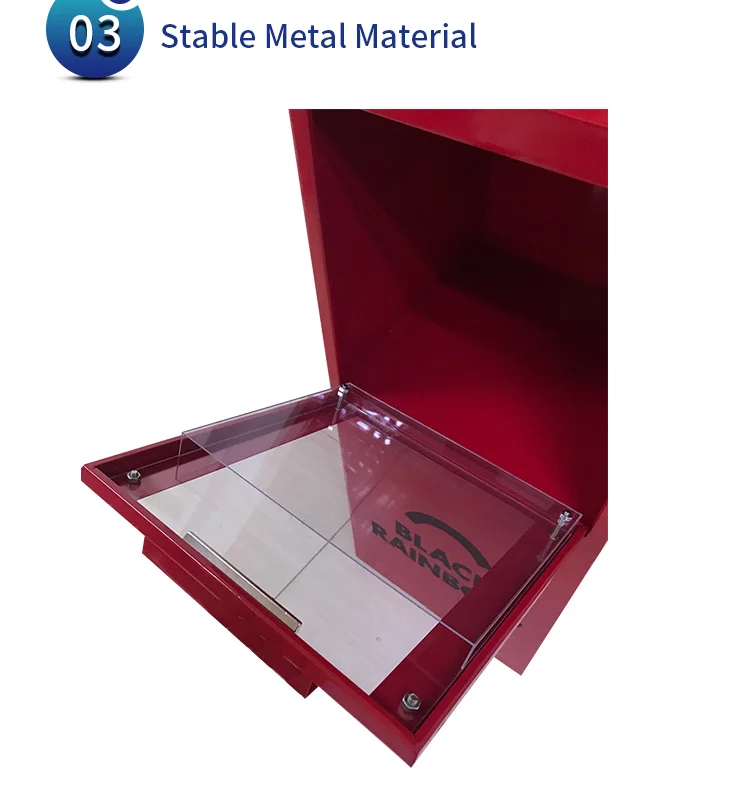 Customized Street Side Standing Box Magazine Newspaper Stand