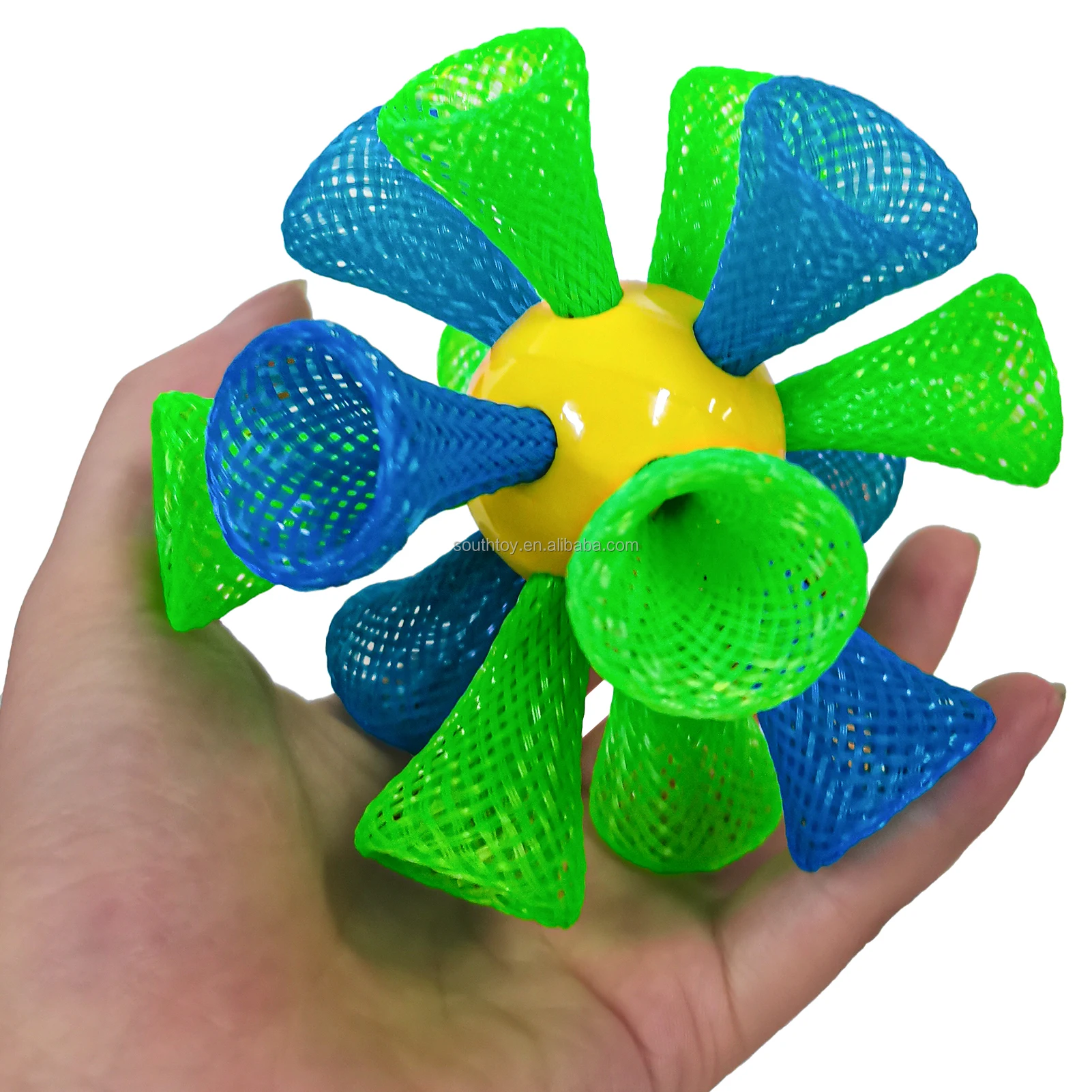 Indoor Jumps and Bounces Mesh Tube Ball Fidget Toys