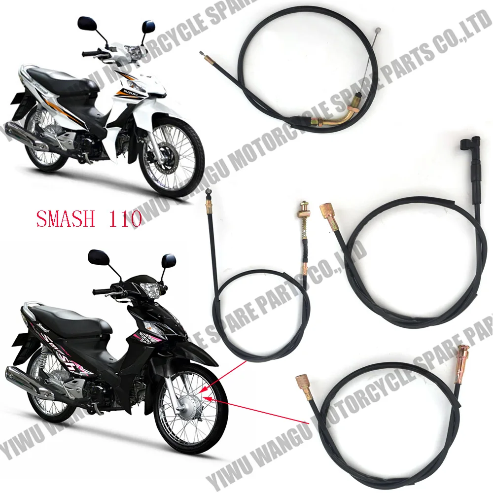 Original Black Smash Motorcycle Cable For Smash110 Engine Throttle ...