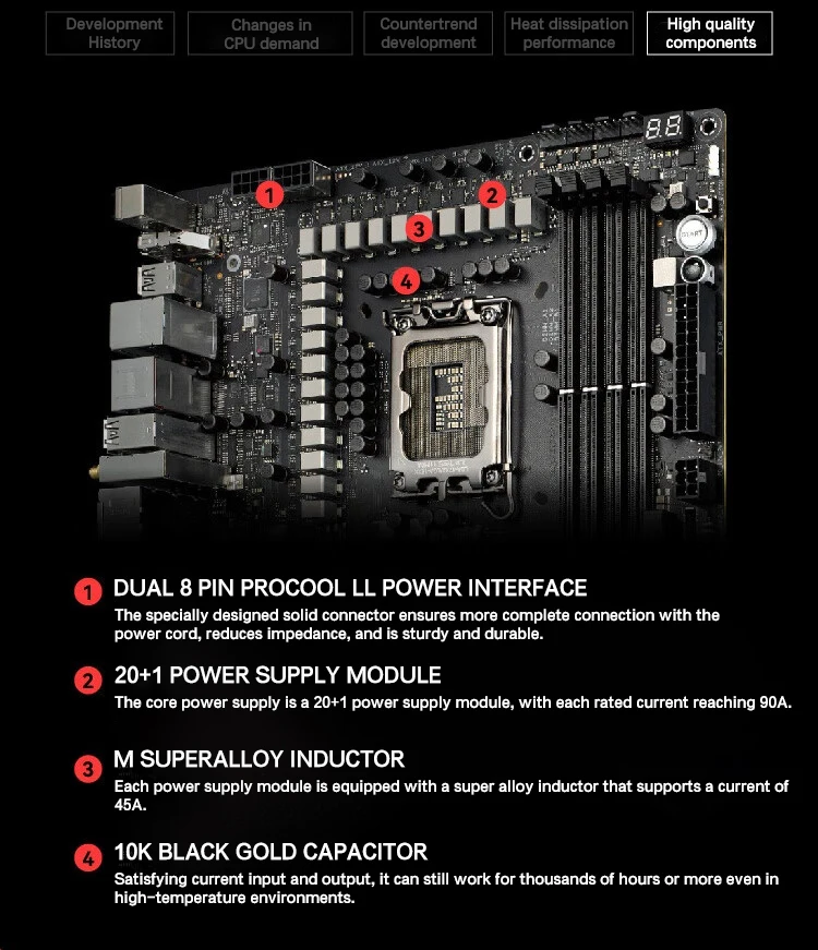 Asus Rog Maximus Z790 Extreme Motherboard Supports Socket Lga1700 For 12th/13th Gen Intel Core ...