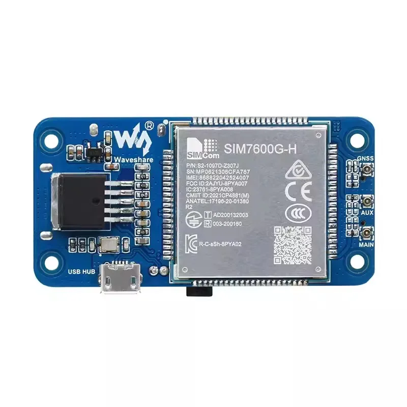 Raspberry Pi 4g Iot Module Expansion Board Sim7600g-h Gsm Multi-band ...