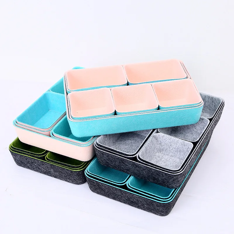 Factory Oem Directly Eco Friendly Home Felt Storage Basket Drawer ...
