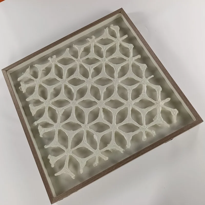 Rustic Abstract 3d Paper Sculpture Home Decoration Wall Art Rice Paper ...