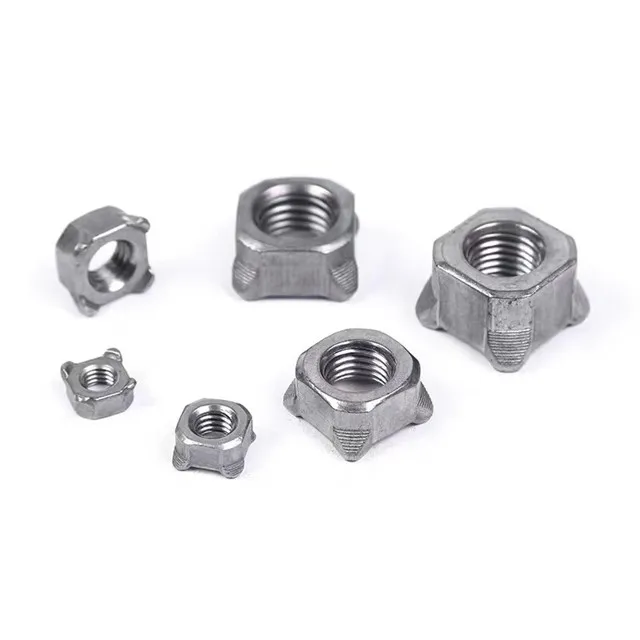 Factory Produces Square Weld Nuts And Hexagon Weld Nuts - Buy Welding ...