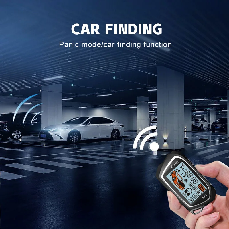 2023 Spy Universal Wireless Alarm System Car System Anti Thief Remote ...