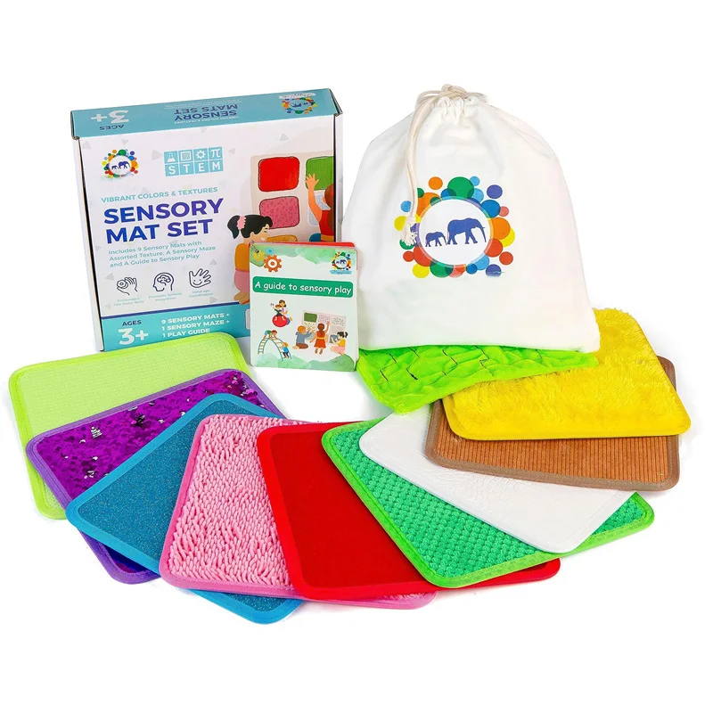 Sensory Mats for Autistic Children Assorted Fabric Educational Tactile ...