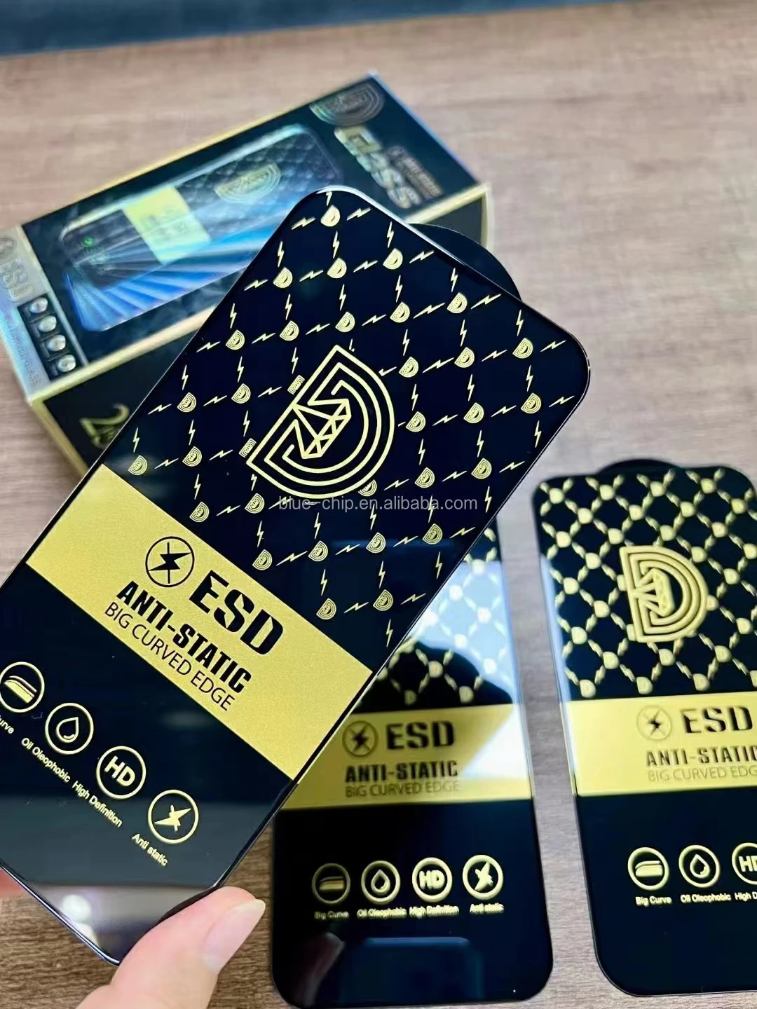 Golden Diamond Esd Anti Static For Iphone 14 14 Pro Max 14 Plus 13 12 ...