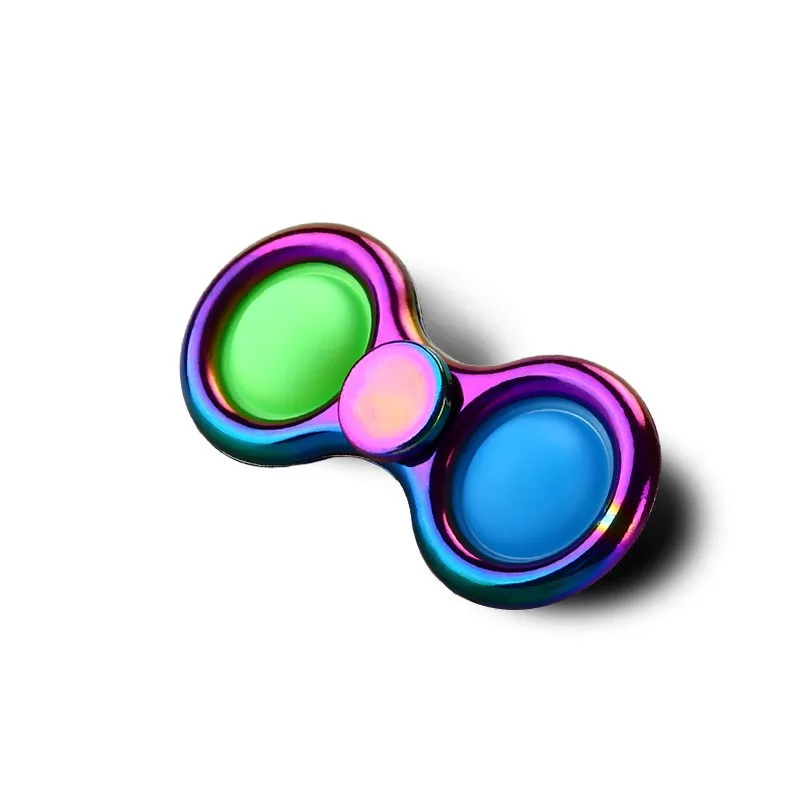 Pop Simple Fidget Spinner,Push Bubble Metal-looking Fidget Spinners,Pop ...