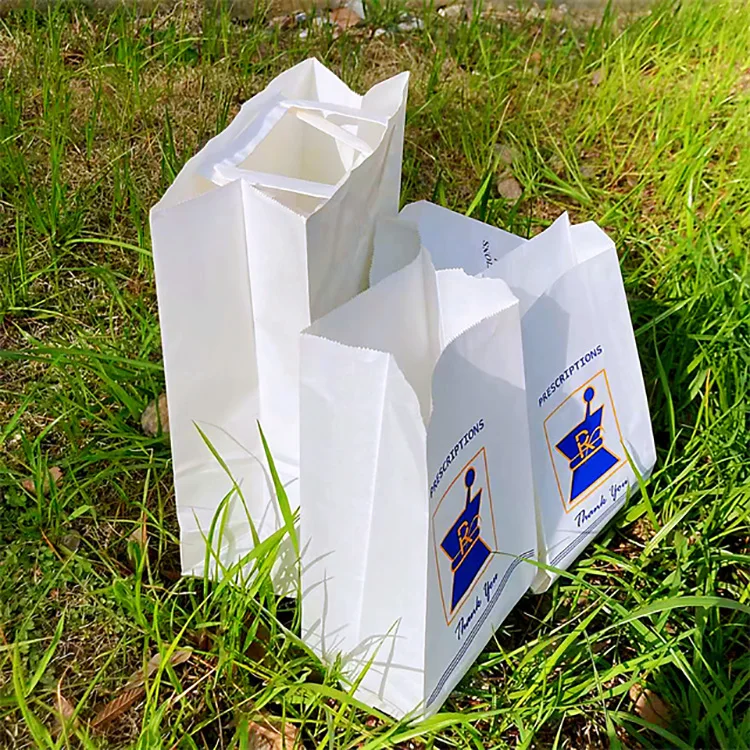 Gravure Printing Pharmacy Paper Bag Prescription Pill Medicine Paper ...