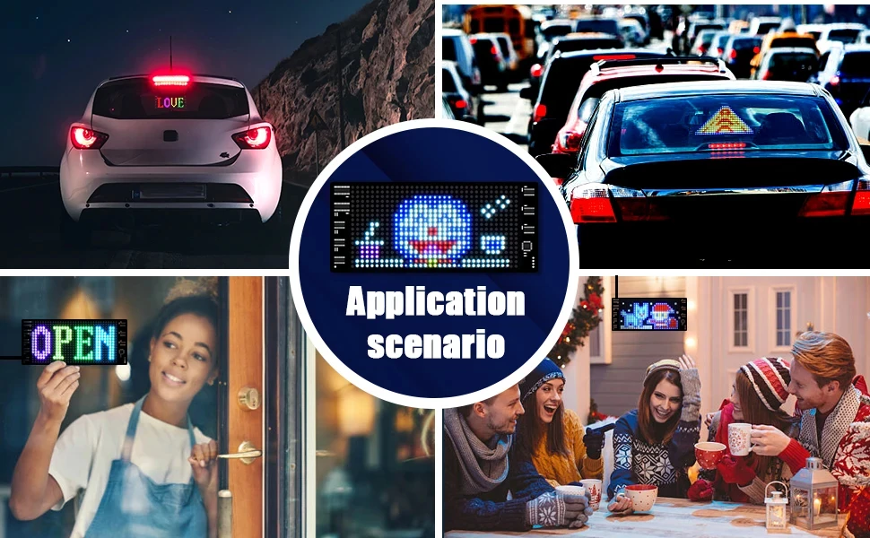 Rts Mini Led Screen Rolling Word Led Display Panel Custom Edit Screen ...