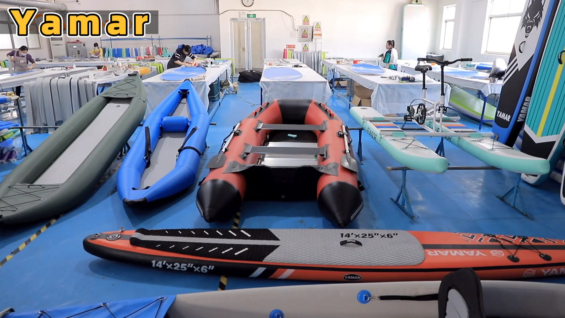 3.8m Diy Inflatable Boat Pvc Fabric Inflatable Boat Plywood Floor Heavy ...