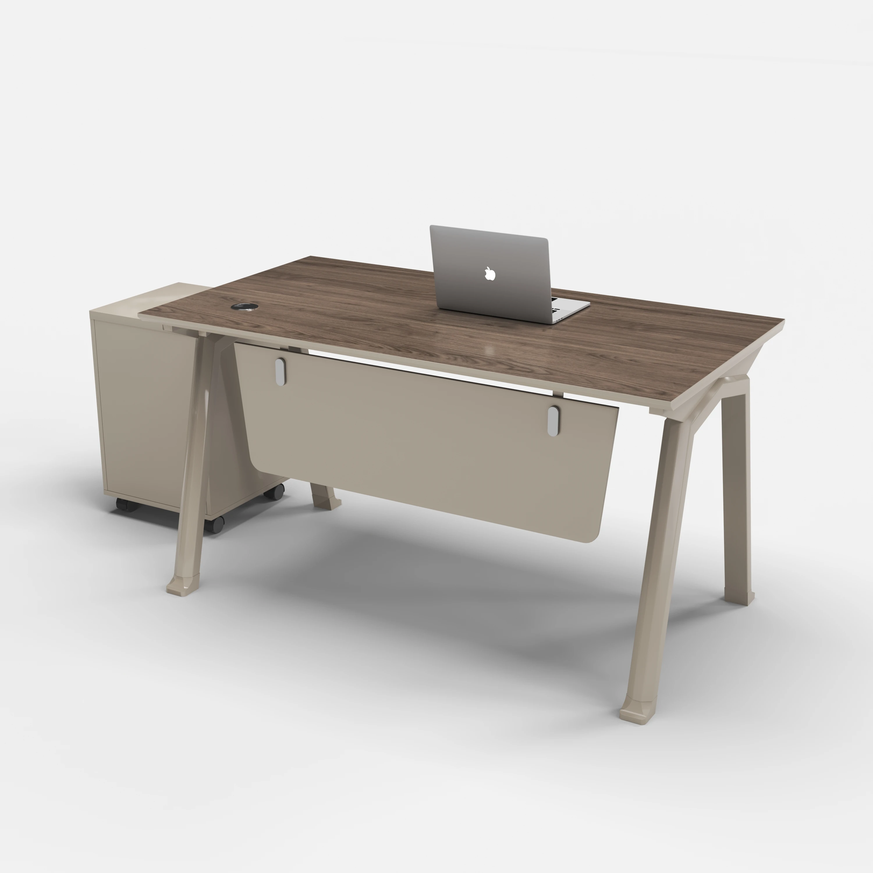 Modular bulkhead business branded office work desk bureau de travail ...