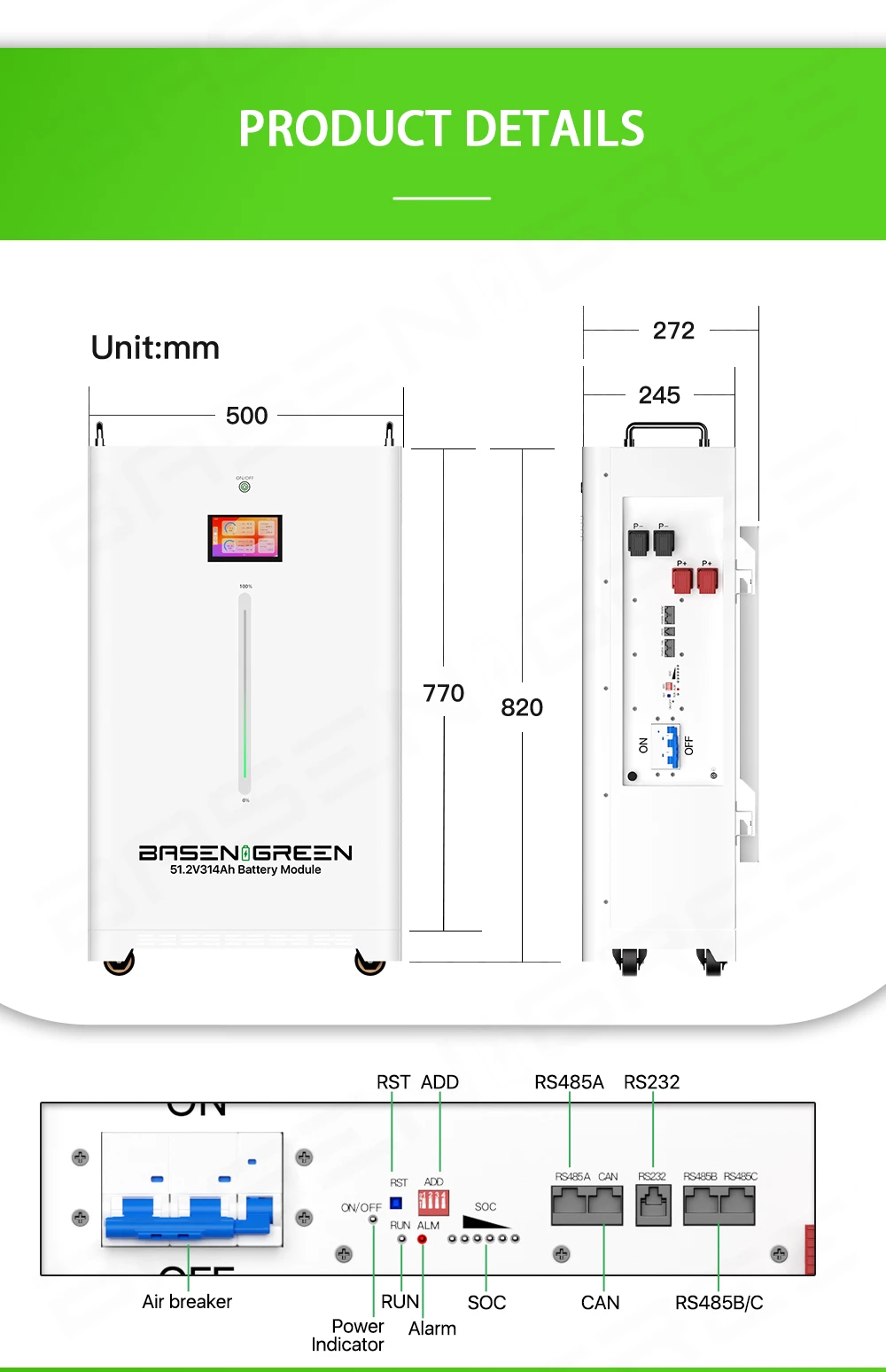 Salvo-emily Ilnostroamicosole Lifepo4 Battery for Home Use