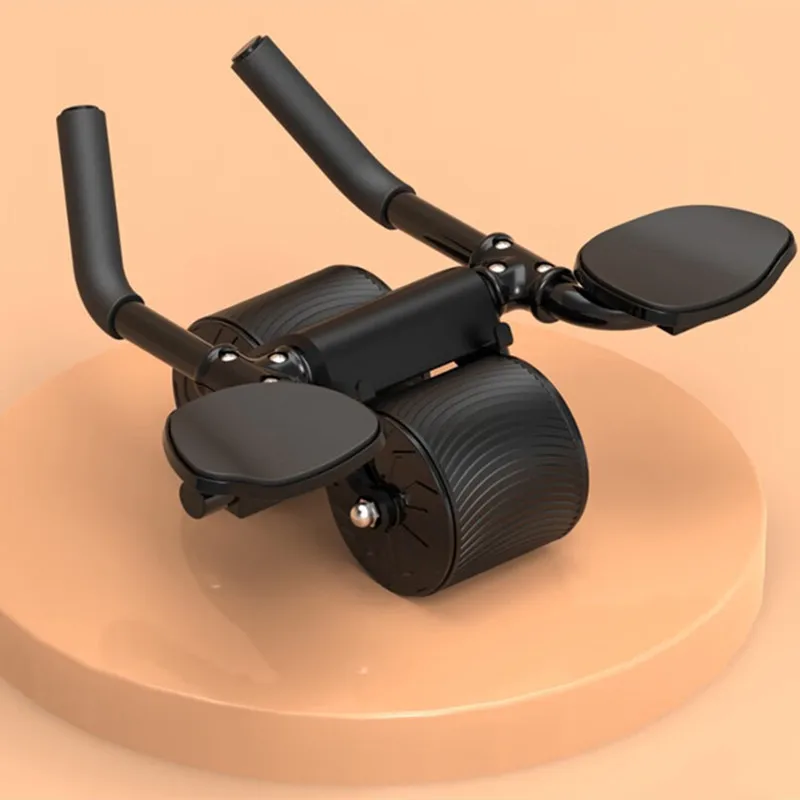 Automatic Abdominal Trainer Wheel Roller Exercise With Elbow Support ...