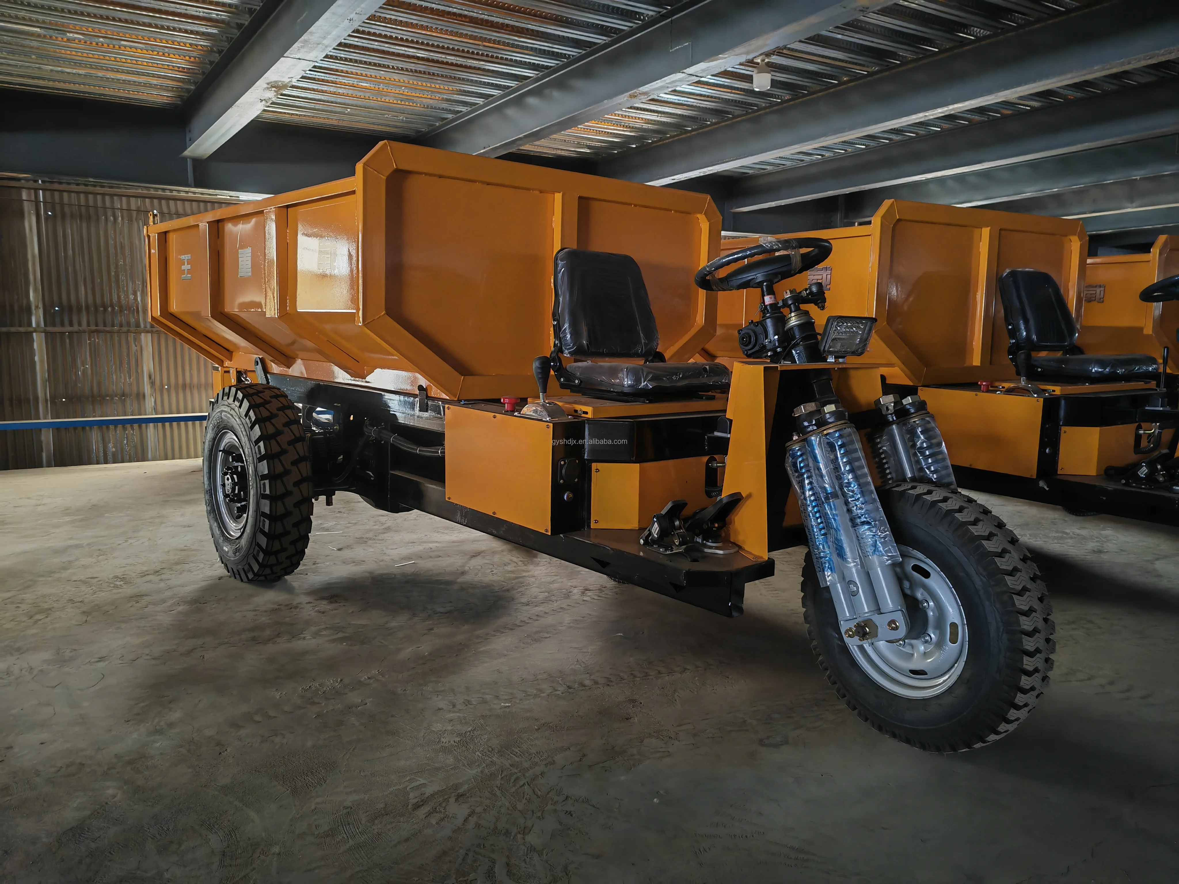 Battery Operated 5 Ton Mini Dumper 3 Wheel Motorcycle Tricycle With ...