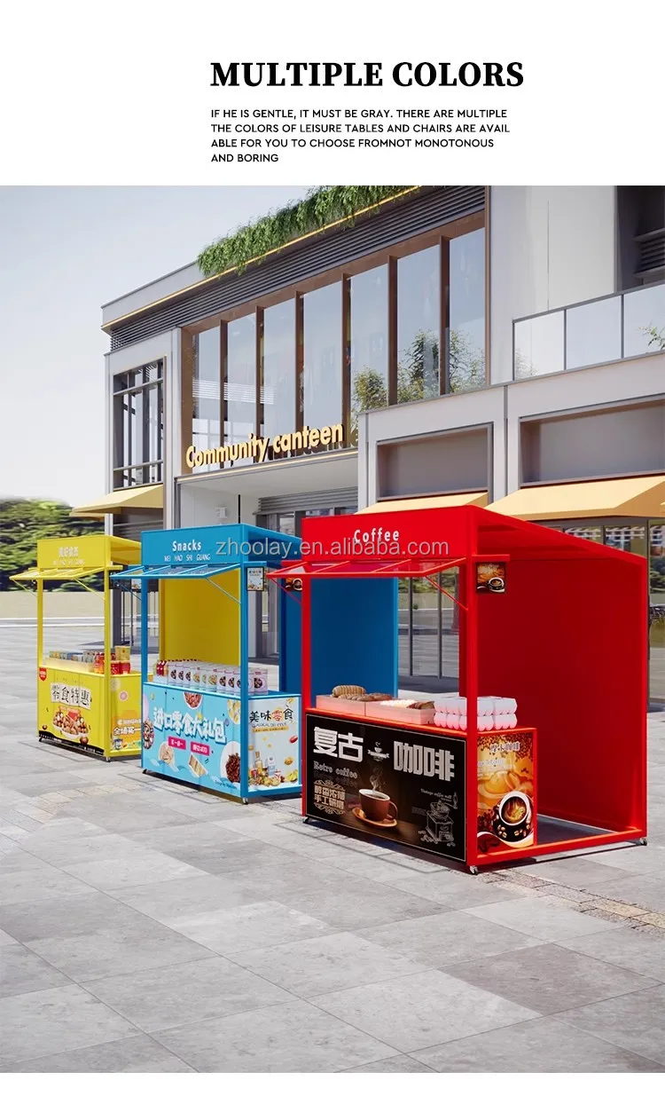 Market Stalls Display Rack Outdoor Commercial Activity Sheds Street ...