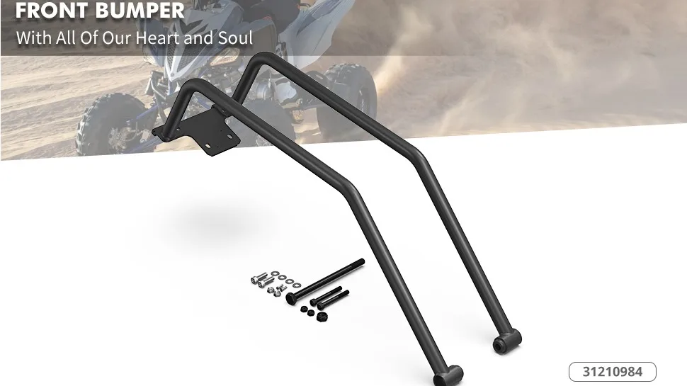 Nicecnc Q235 Carbon Steel Front Bumper For Yamaha Raptor 700 2006-2023 ...