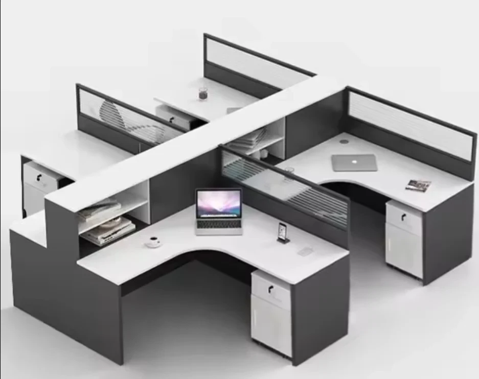 Modular L -Shaped Office Desk Office Desk with Customized Size ...