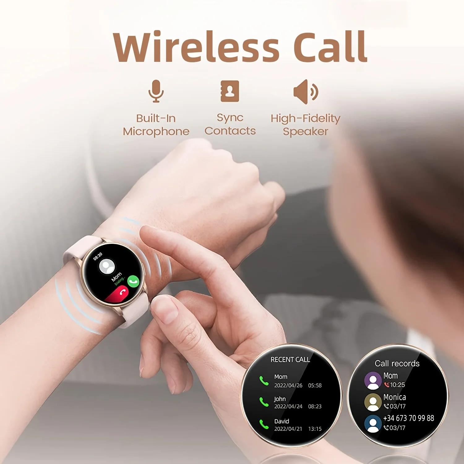 Smartwatch IP68 Waterproof Female Functions Spo2 Music Player