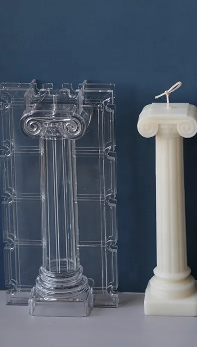 Polymer Clay Soap Moulds Roman Column Mold Melting Wax Resin Greek ...