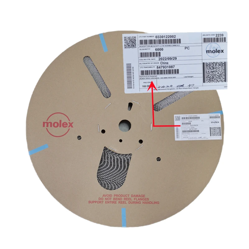 Genuine Mx150 Female Terminal Molex 330122002 Automotive Terminal Pin ...