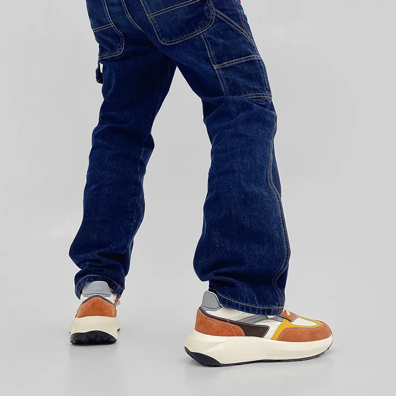 Custom Men Walking Style Shoes No Brand Height Increasing Comfortable ...