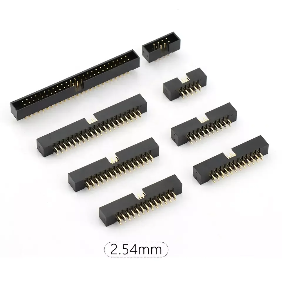 254mm Pin Female Header Connector - High Temperature Resistance