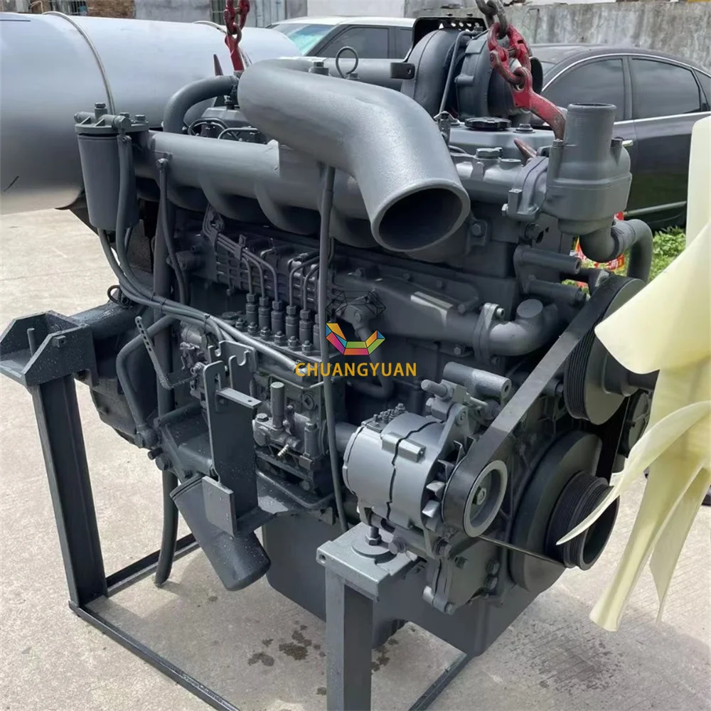 Original Used De12 Engine Assembly De12tis Engine For Doosan Excavator ...