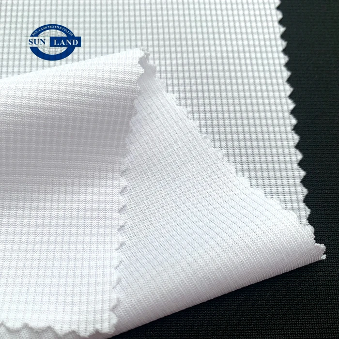 Circular Machine Knitted Sports T Shirt Half Shine 100% Polyester Mini ...