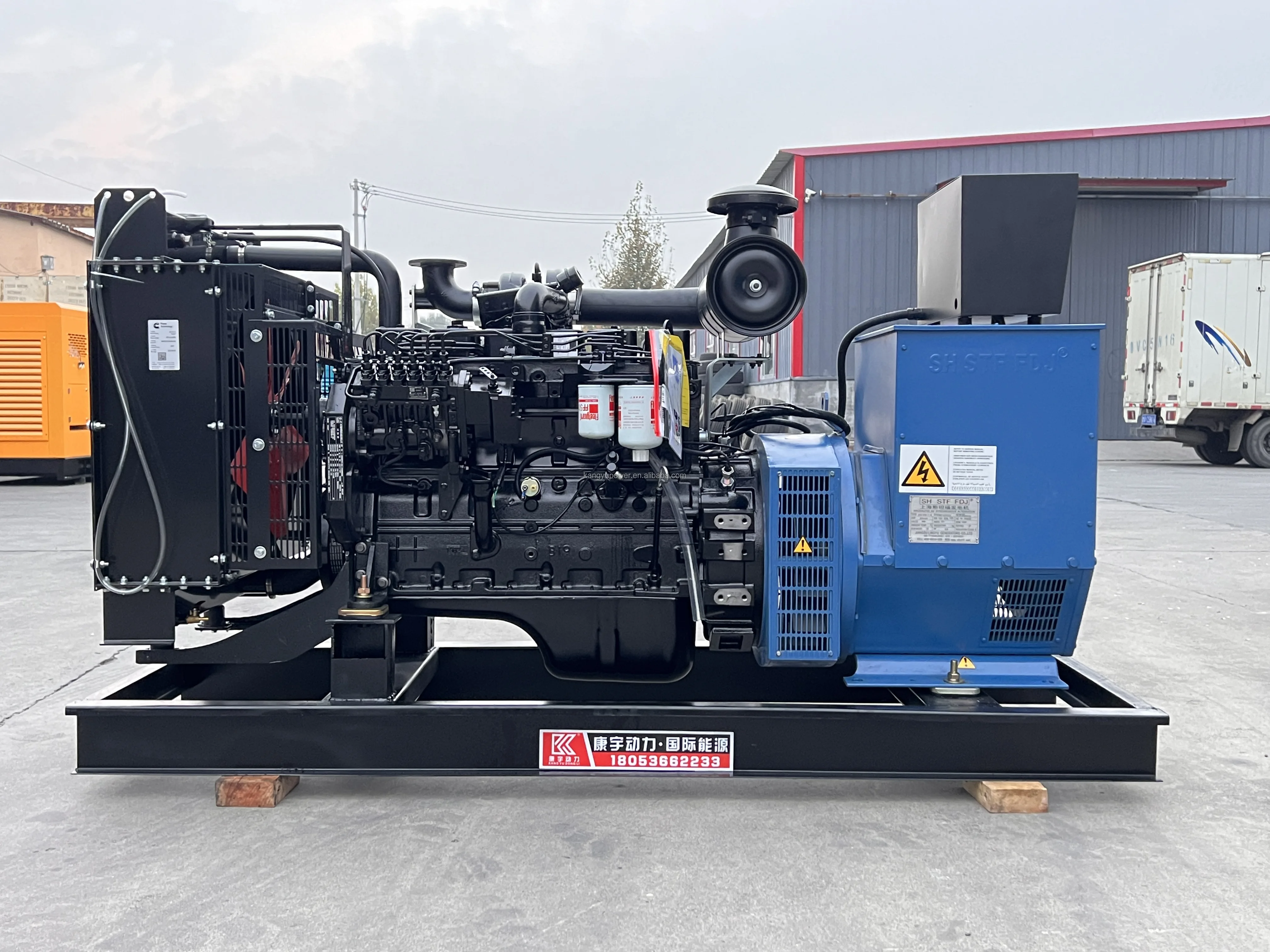 60 Hz 3 Phase 50kva Diesel Generator Silent Type Single Phase 100 Kva ...