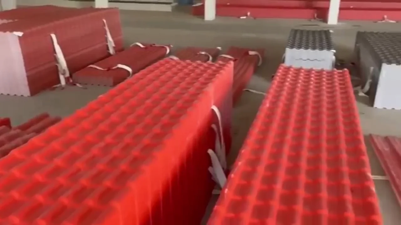 Modern Corrugated Sheet Roman Tile Pvc Roof Accessories Royal Plastic ...