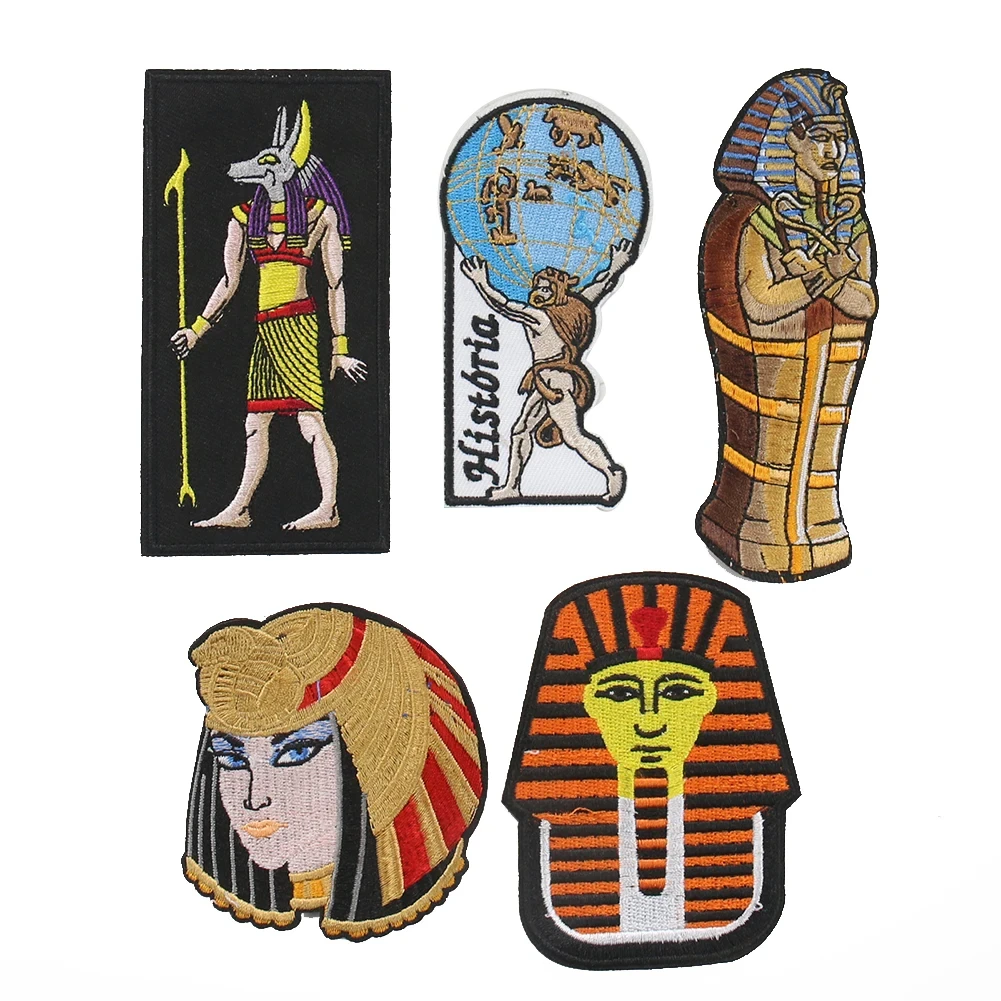 Creative Ethnic Style Ancient Egyptian Pharaoh Cleopatra Embroidery ...