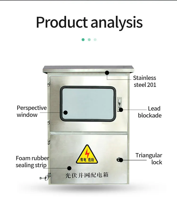 Dc Combiner Box Junction Box Solar Solar Pv Combiner Boxes - Buy ...